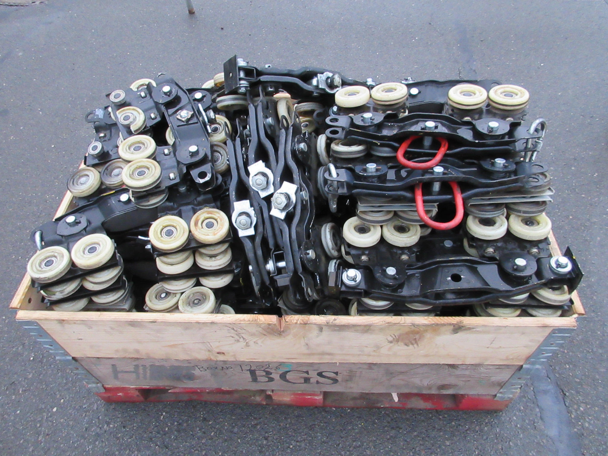 DEMAG KBK 2 II Fahrwerk Rollen Laufrolle Laufkatze Traglast 1200KG ...